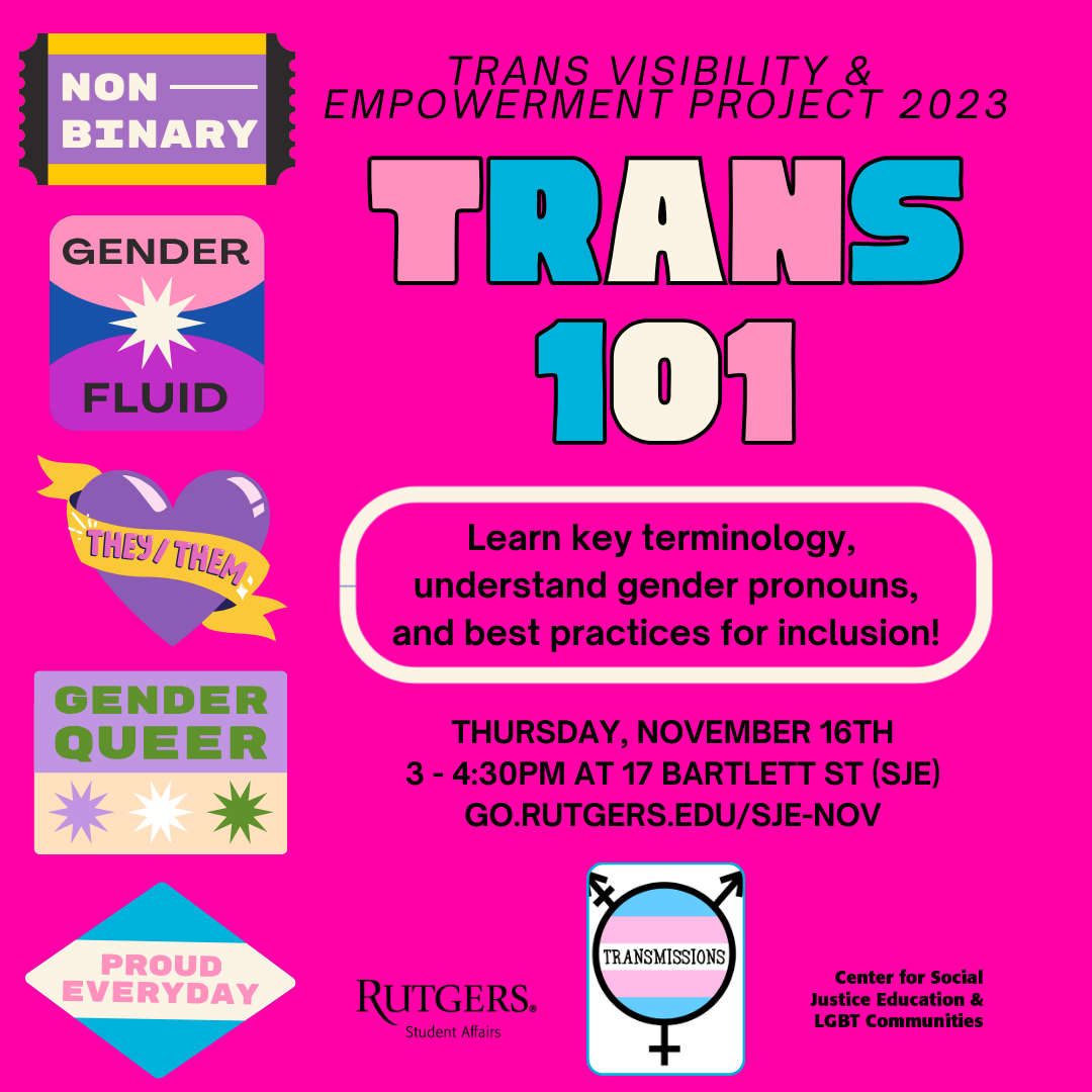 Trans Visibility and Empowerment | The Center for Social Justice ...